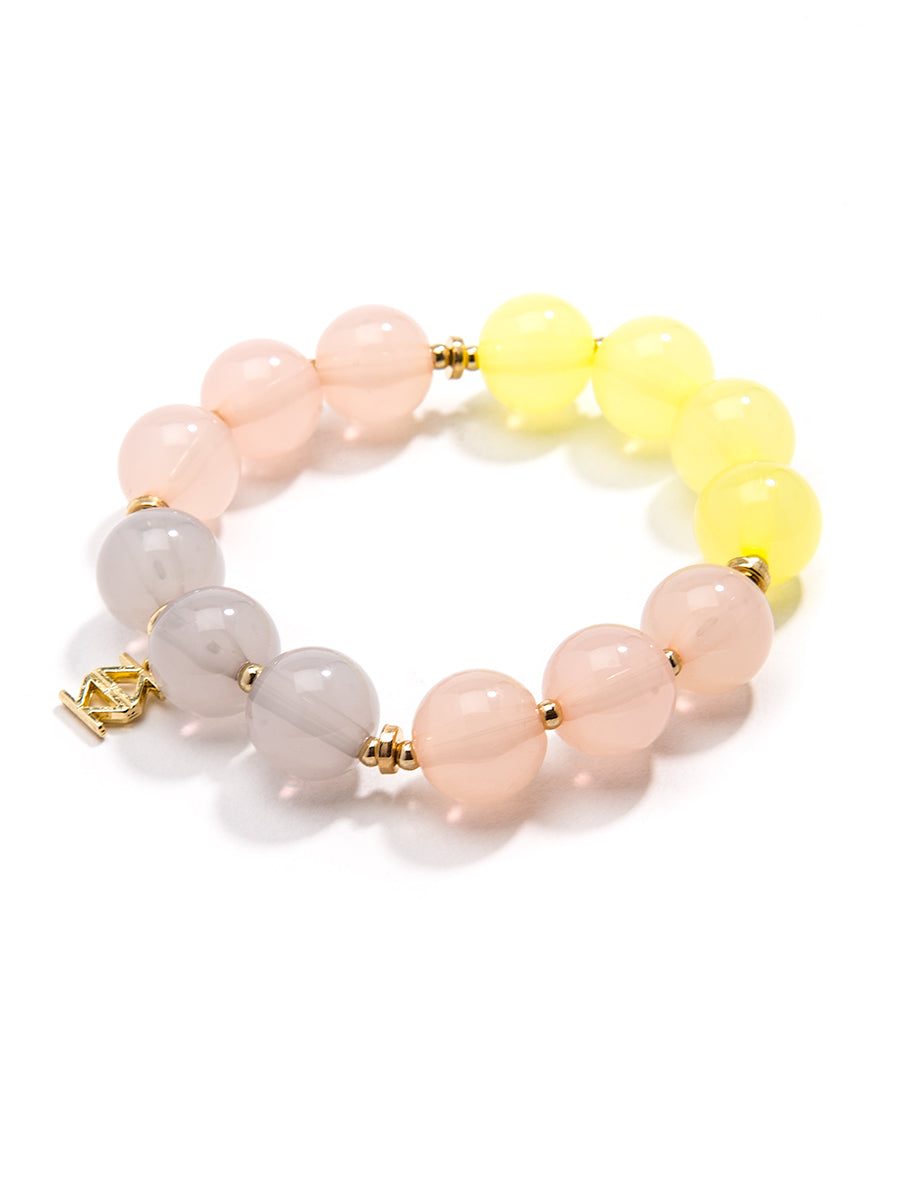 Colorblock Beaded Bracelet | Stylish Costume Jewelry | ZENZII Wholesale