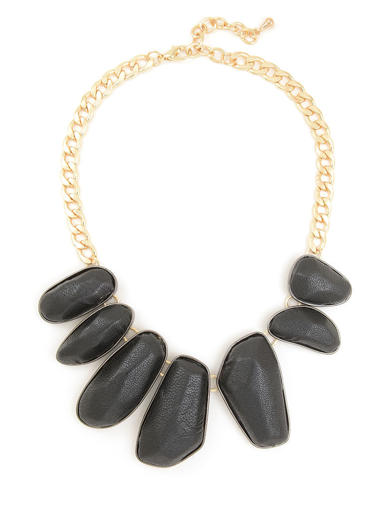 Bedrock Snake Stone Necklace | Beautiful Costume Jewelry | ZENZII Wholesale