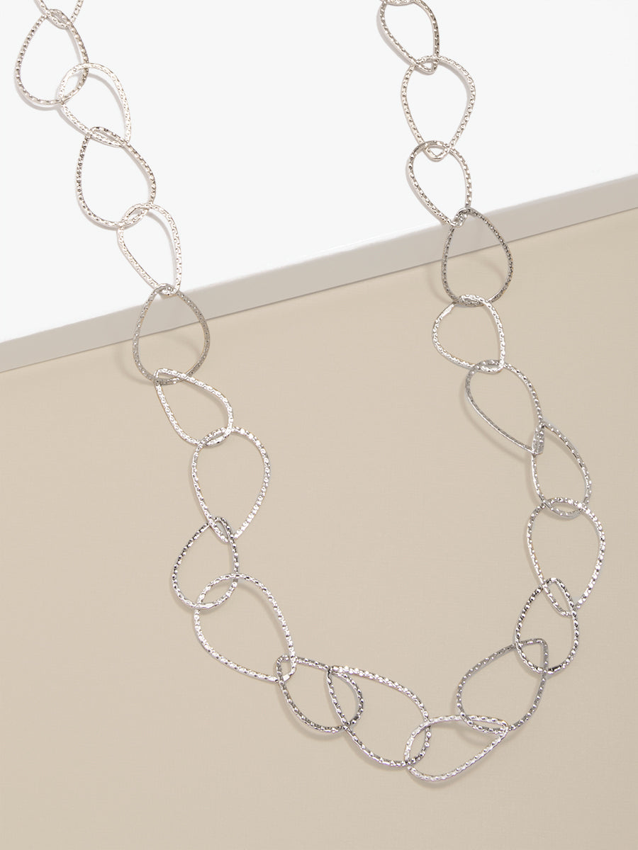 Teardrop Links Necklace | ZENZII Wholesale