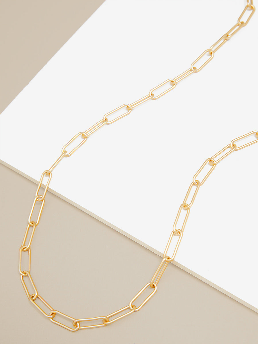 Paperclip Collar Necklace | ZENZII Wholesale Jewelry